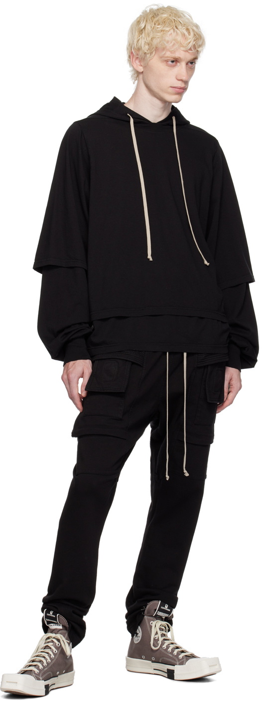 Rick Owens DRKSHDW Black Creatch Cargo Pants Rick Owens Drkshdw