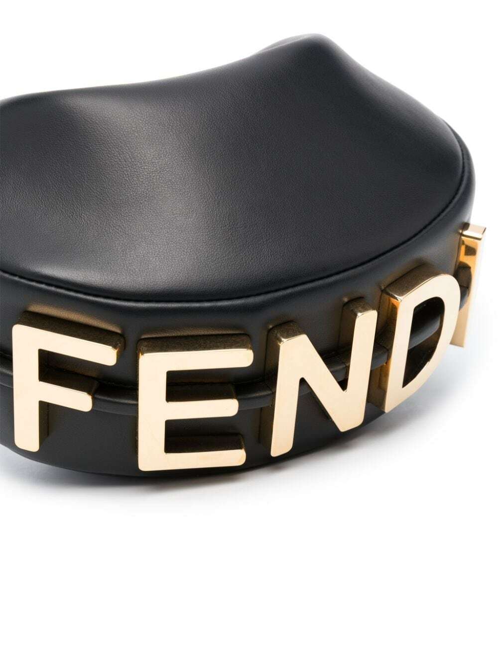 FENDI - Fendigraphy Mini Leather Shoulder Bag Fendi