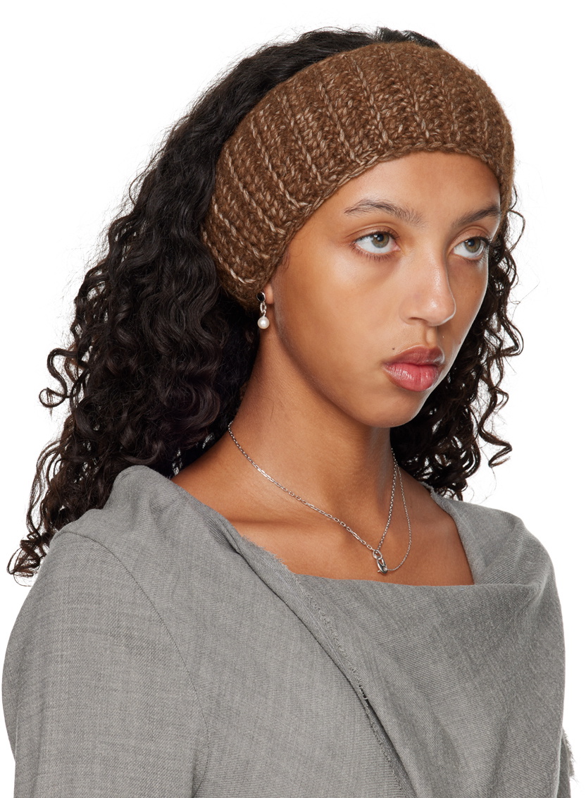 BINYA SSENSE Exclusive Brown Martini Headband Binya