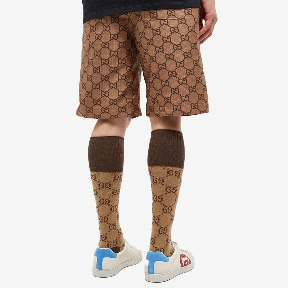 Gucci Men's GG All Over Ripstop Short in Beige Gucci