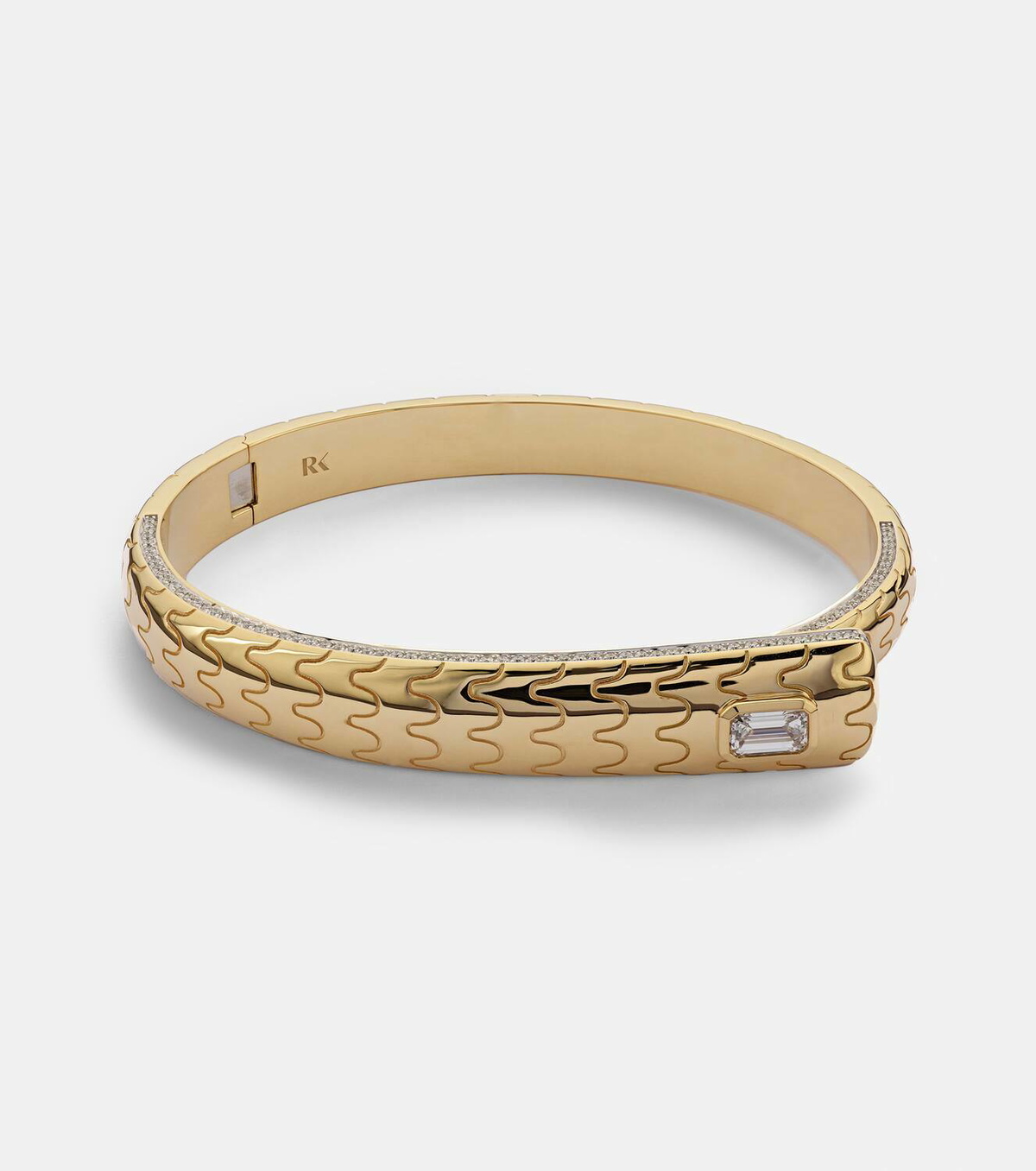Rainbow K Prestige 18kt gold bangle with diamonds Rainbow K