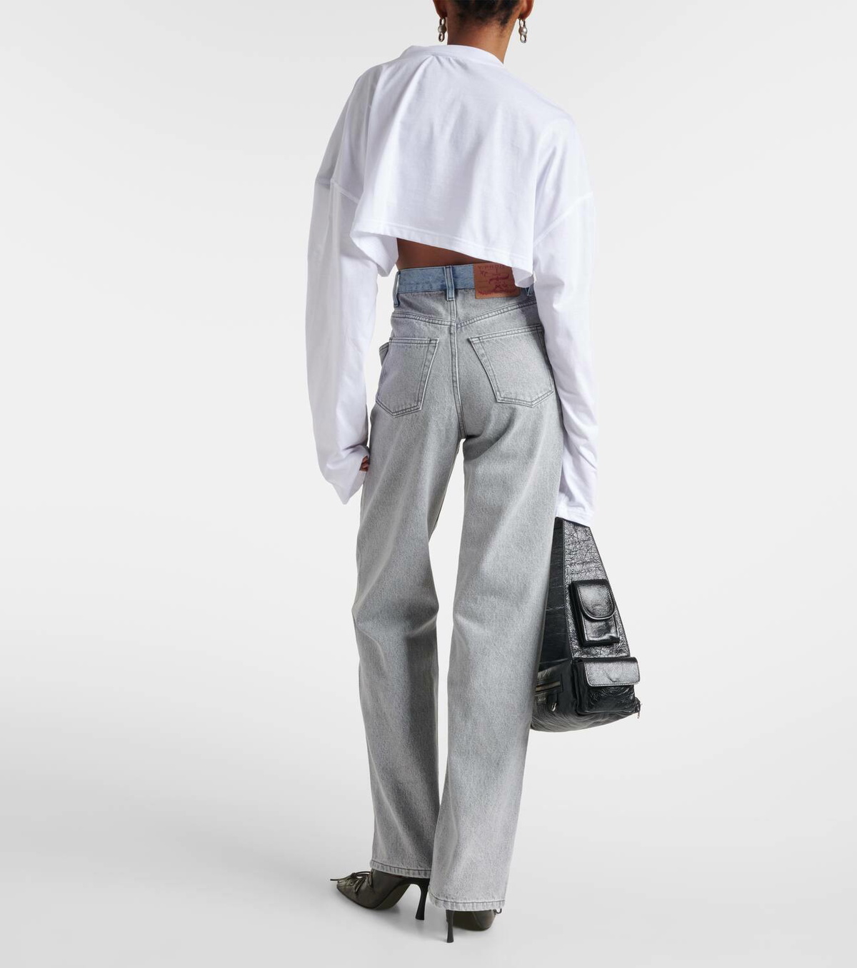 Y/Project Paneled wide-leg jeans Y/Project