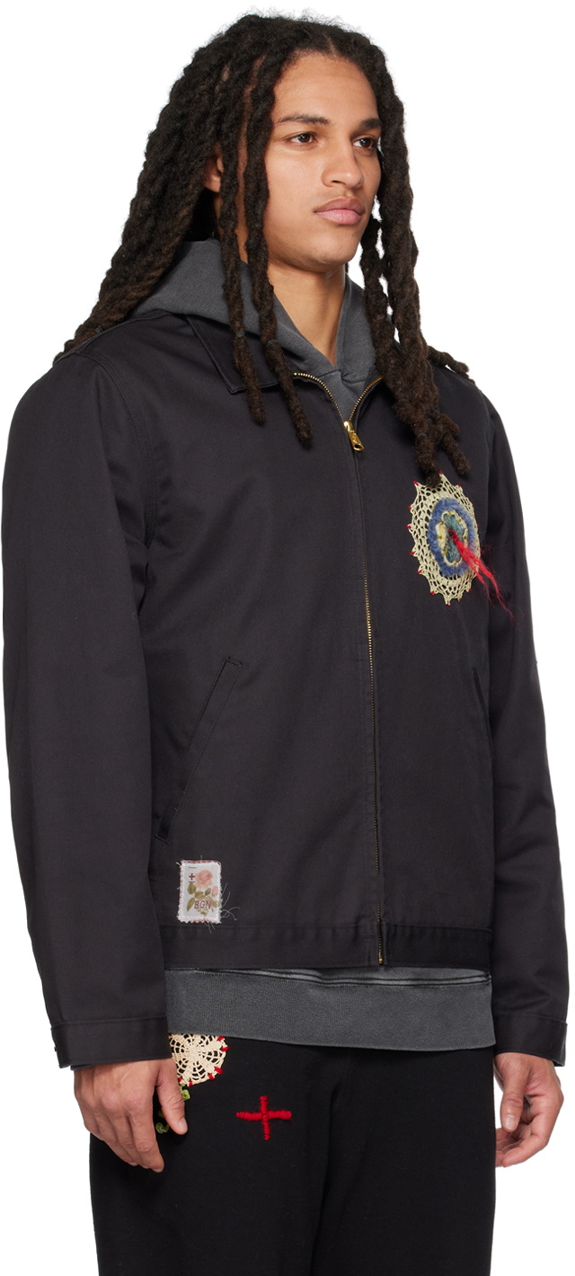 BENTGABLENITS Black Patch Jacket
