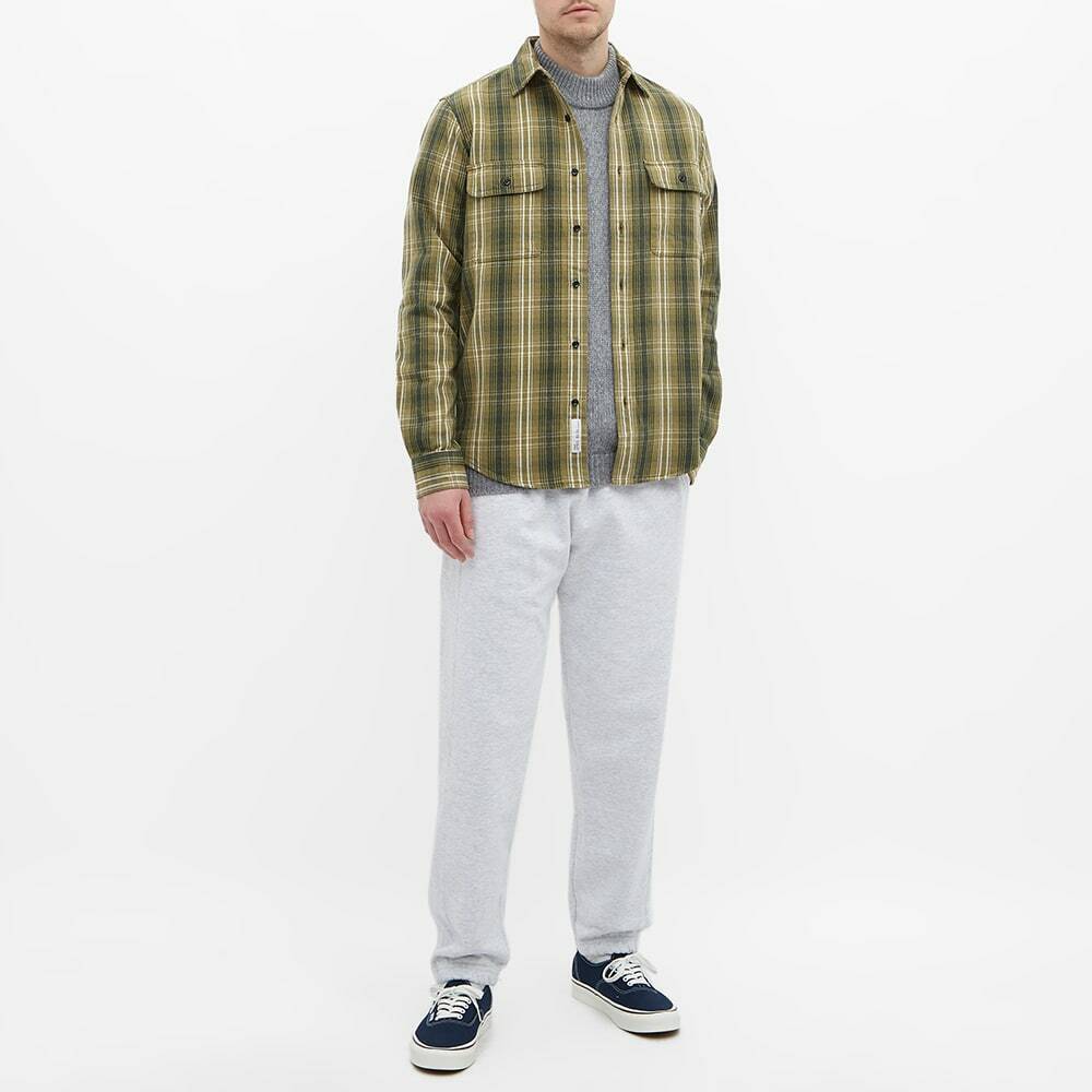 Adsum Men's Workshirt in Light Olive Classic Plaid Adsum
