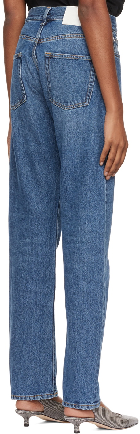 Loulou Studio Blue Wular Jeans Loulou Studio