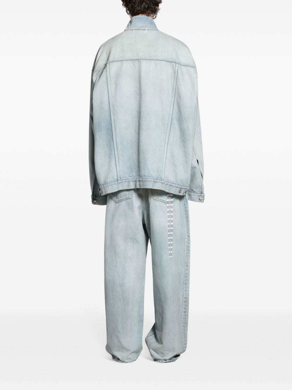 BALENCIAGA - Sticker Dneim Jacket Balenciaga