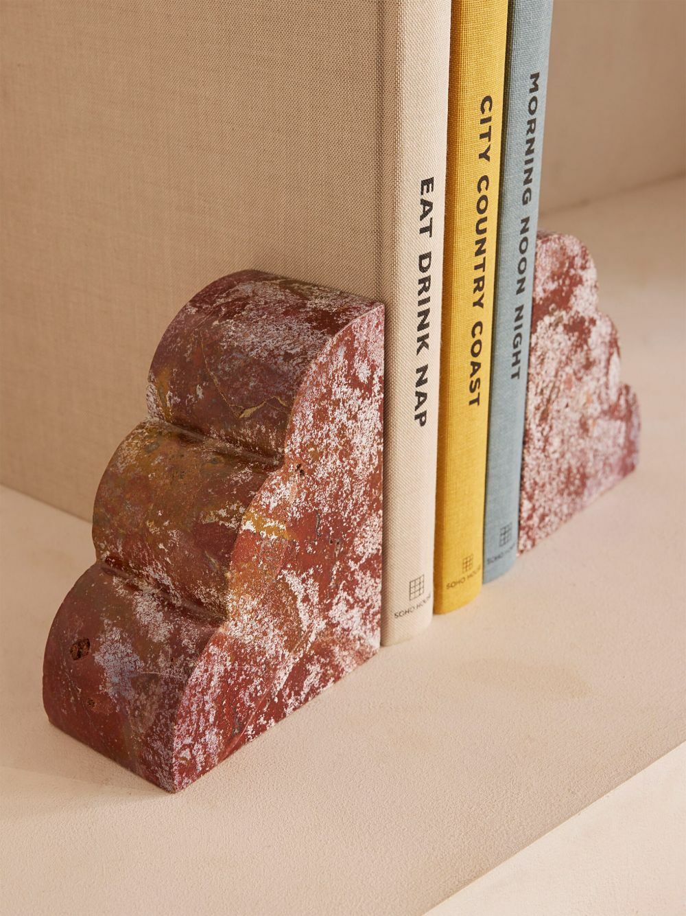 Soho Home Brown Joanie Jasper Bookends (Set Of Two) Soho Home