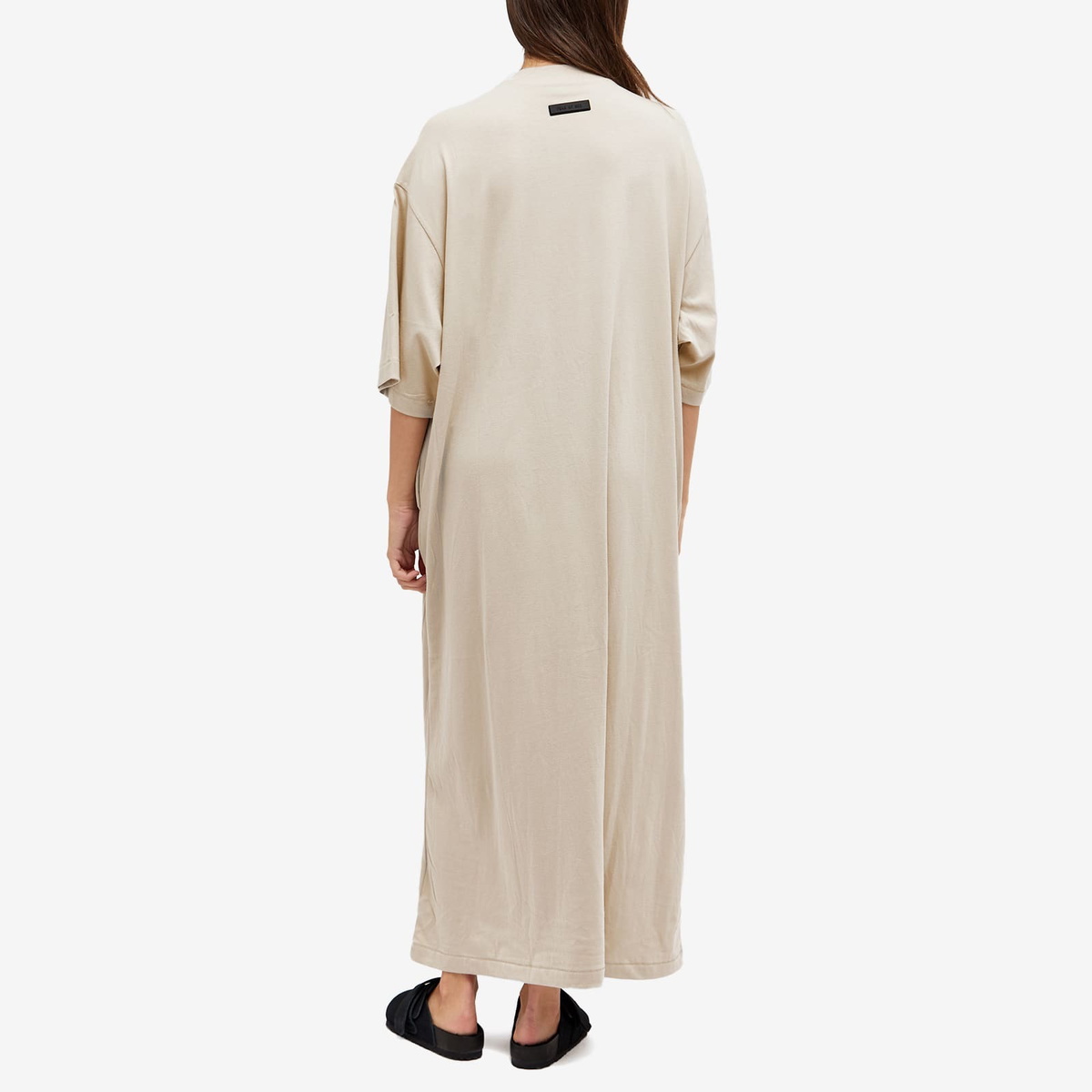 Fear of God ESSENTIALS Women's Essentials 3/4 Sleeve Dress in Silver ...