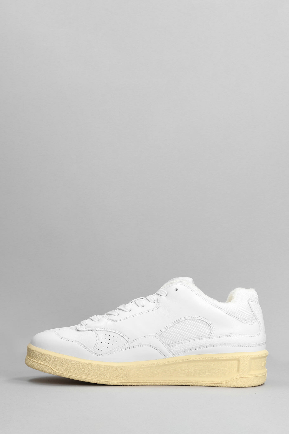 Jil Sander White Leather Sneakers Jil Sander
