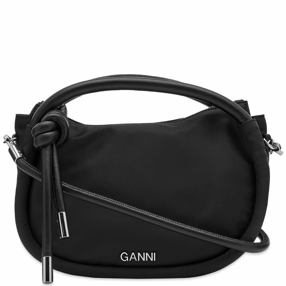 GANNI Women's Knot Mini Bag in Black GANNI