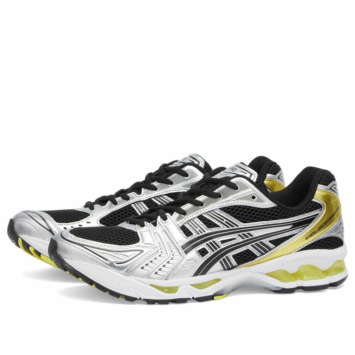 Asics Gel-Kayano 14 in Black/Lemon Spark ASICS