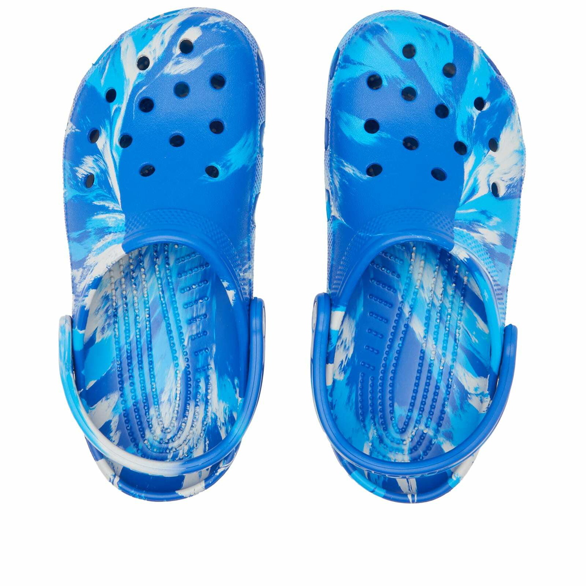 Crocs Classic Marbled Clog in Blue Bolt/Multi Crocs