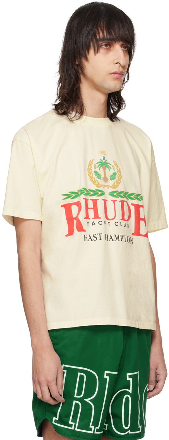 Rhude Off-White 'East Hampton' Crest T-Shirt Rhude