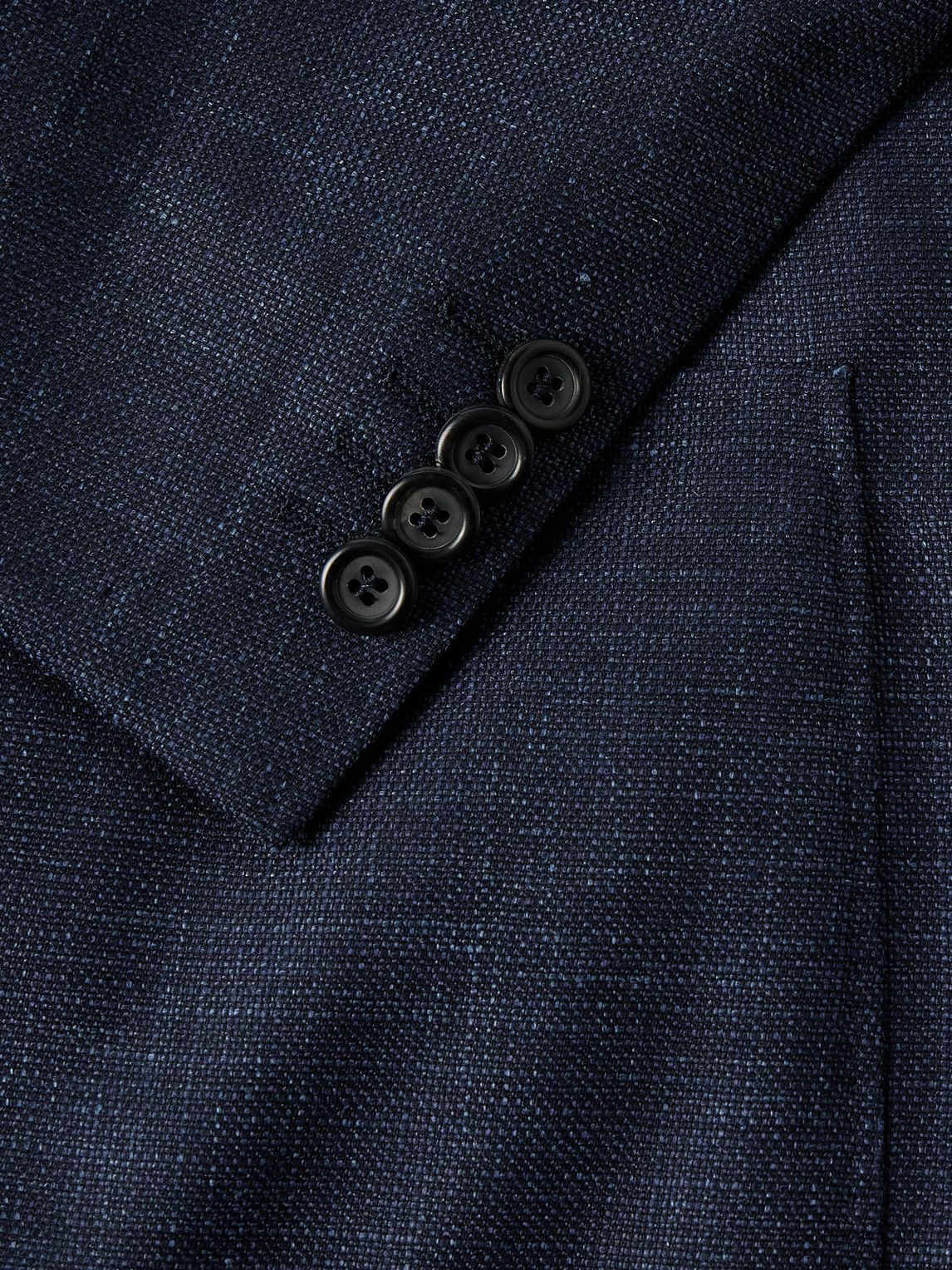Canali - Kei Unstructured Wool, Silk and Linen-Blend Blazer - Blue Canali
