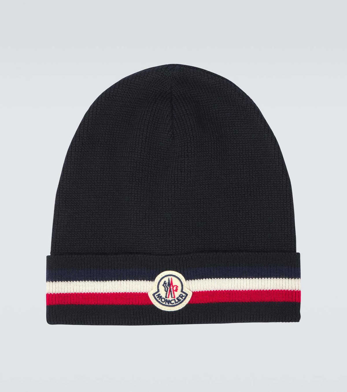 Moncler Tricolor wool beanie Moncler