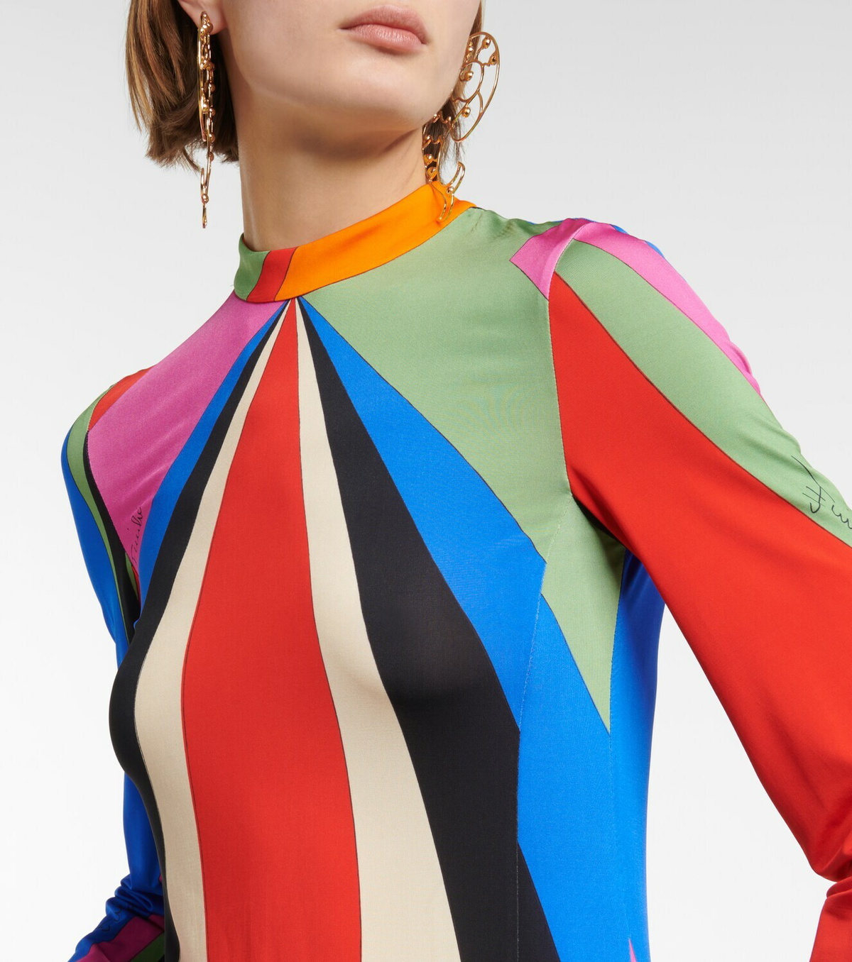 Pucci Printed jersey maxi dress Emilio Pucci