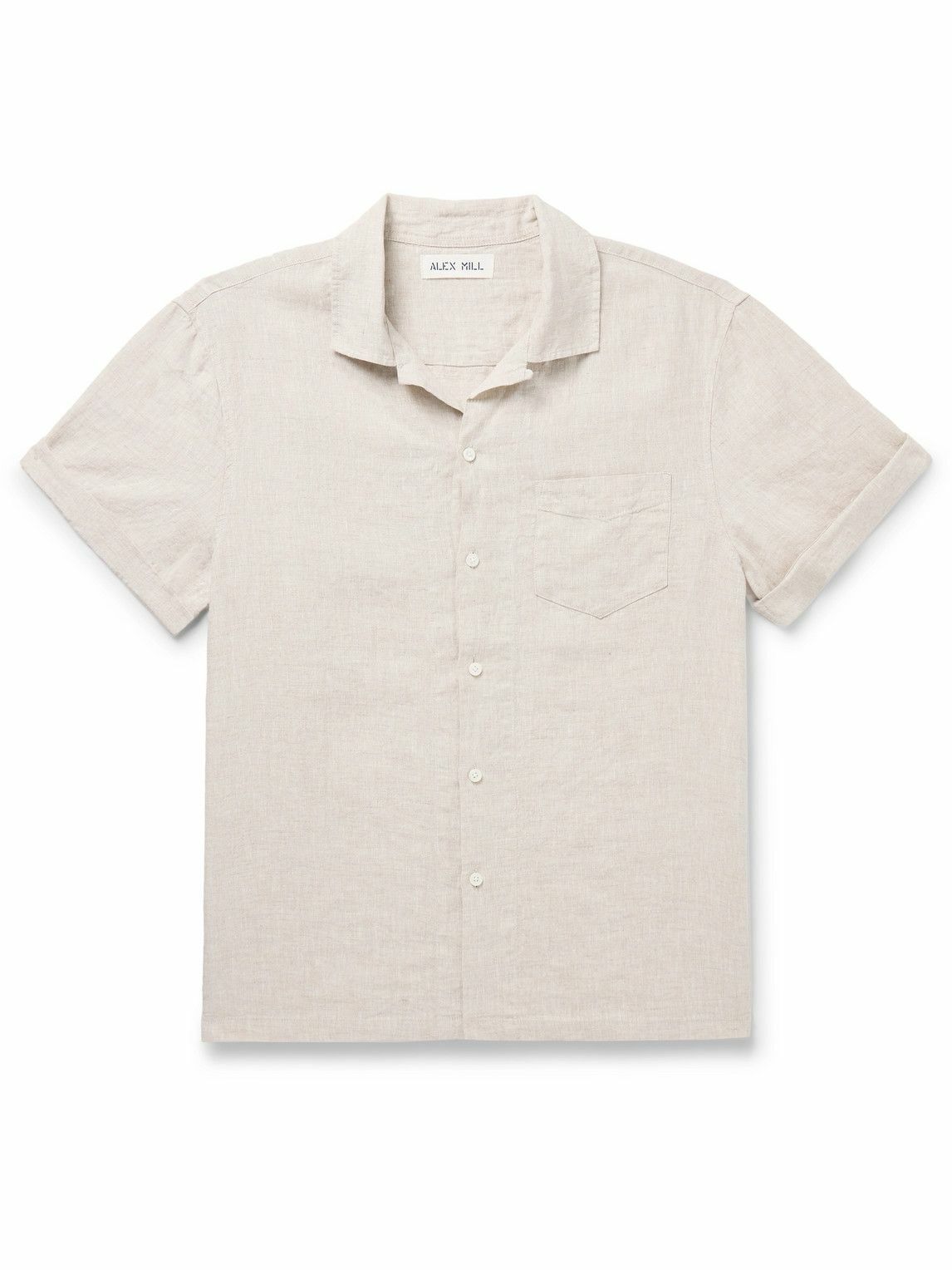 Alex Mill - Convertible-Collar Linen Shirt - Neutrals Alex Mill