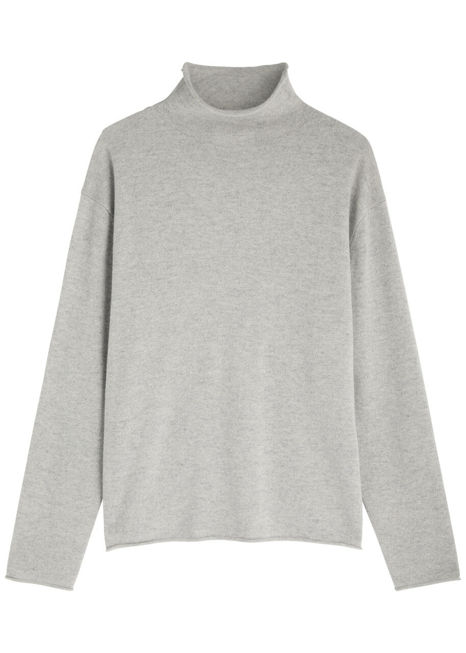 Lisa Yang Clio Cashmere Jumper Light Grey Lisa Yang