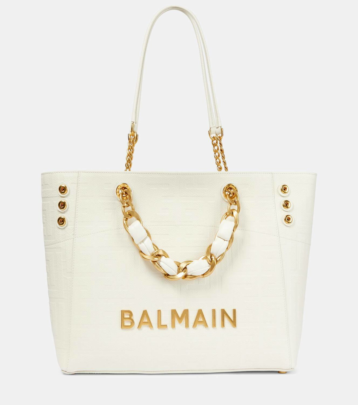 Balmain 1945 leather tote bag Balmain