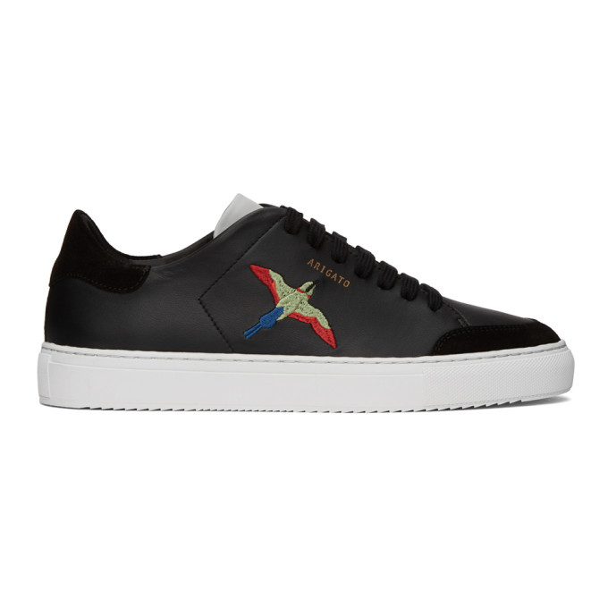 Axel Arigato Black and Grey Bird Clean 90 Sneakers Axel Arigato