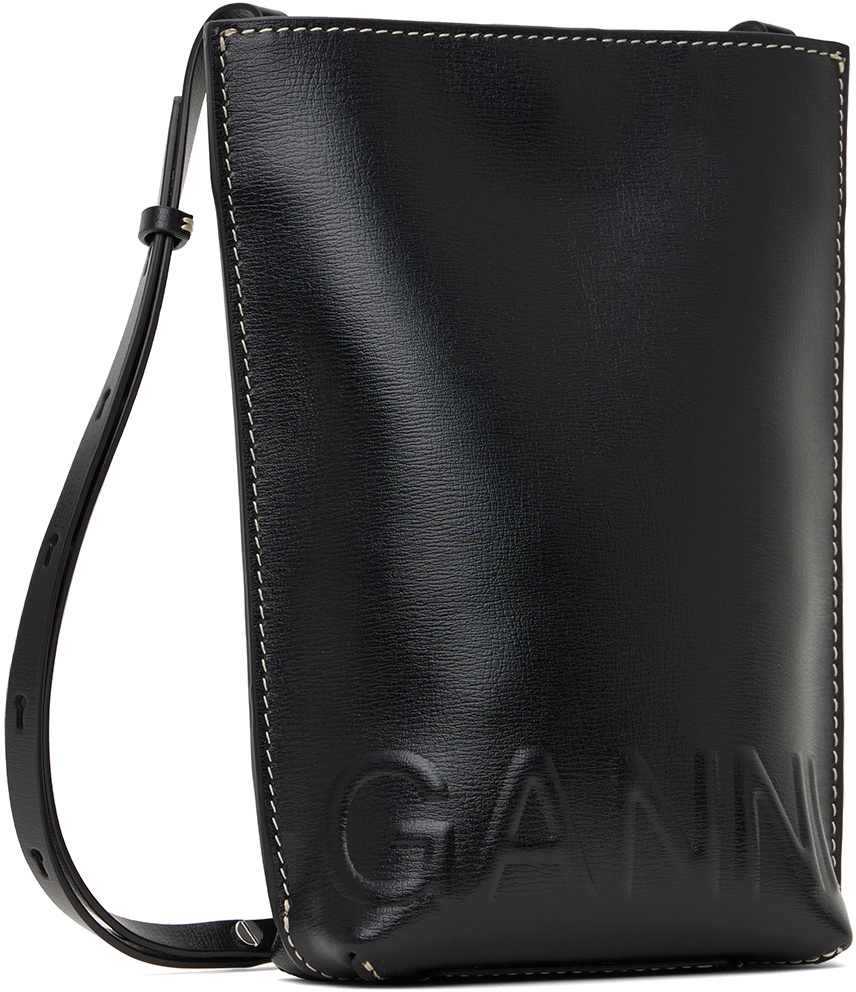 GANNI Black Small Crossbody Bag GANNI