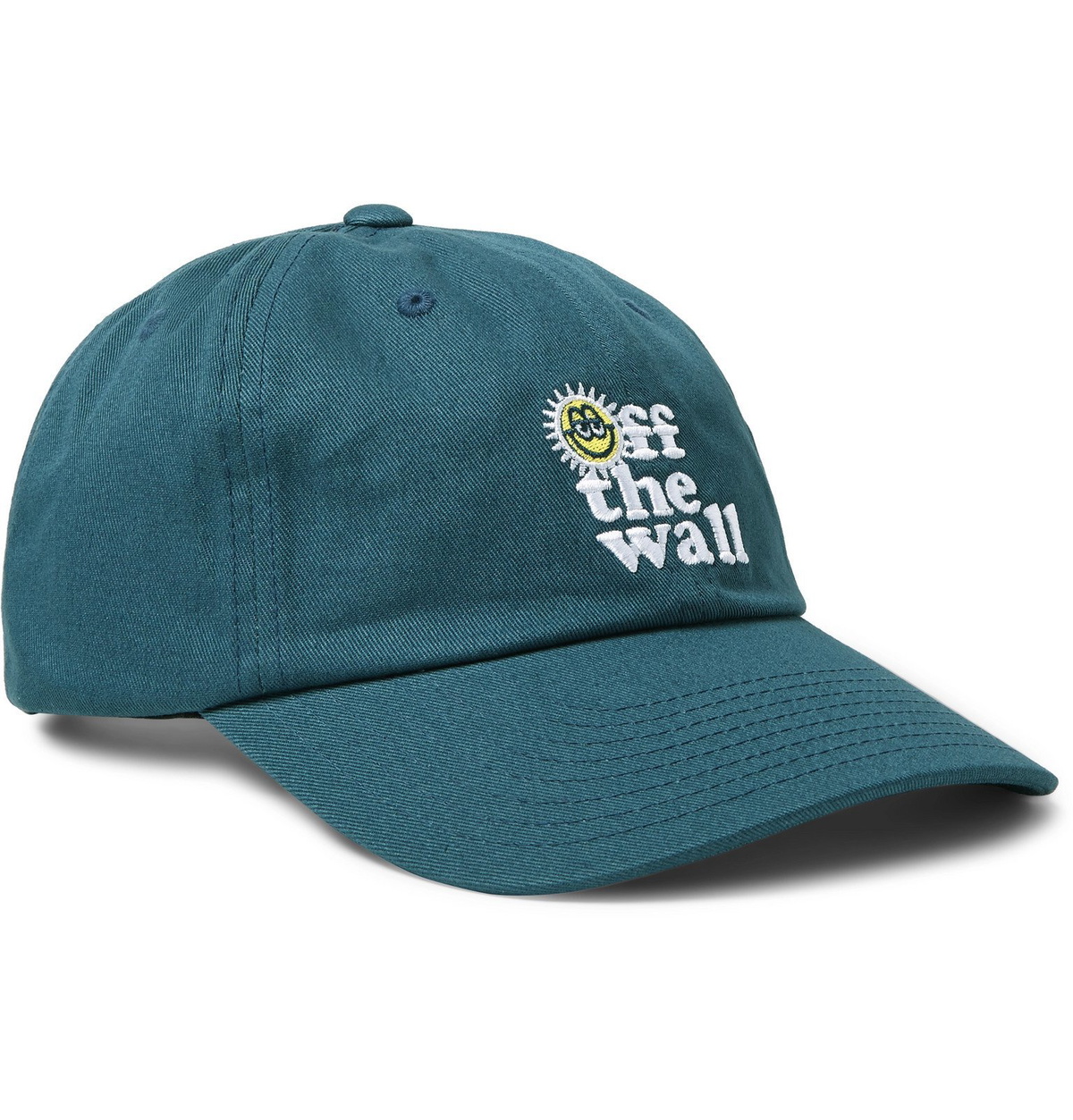 Vans - Murphy Logo-Embroidered Cotton-Twill Baseball Cap - Blue Vans