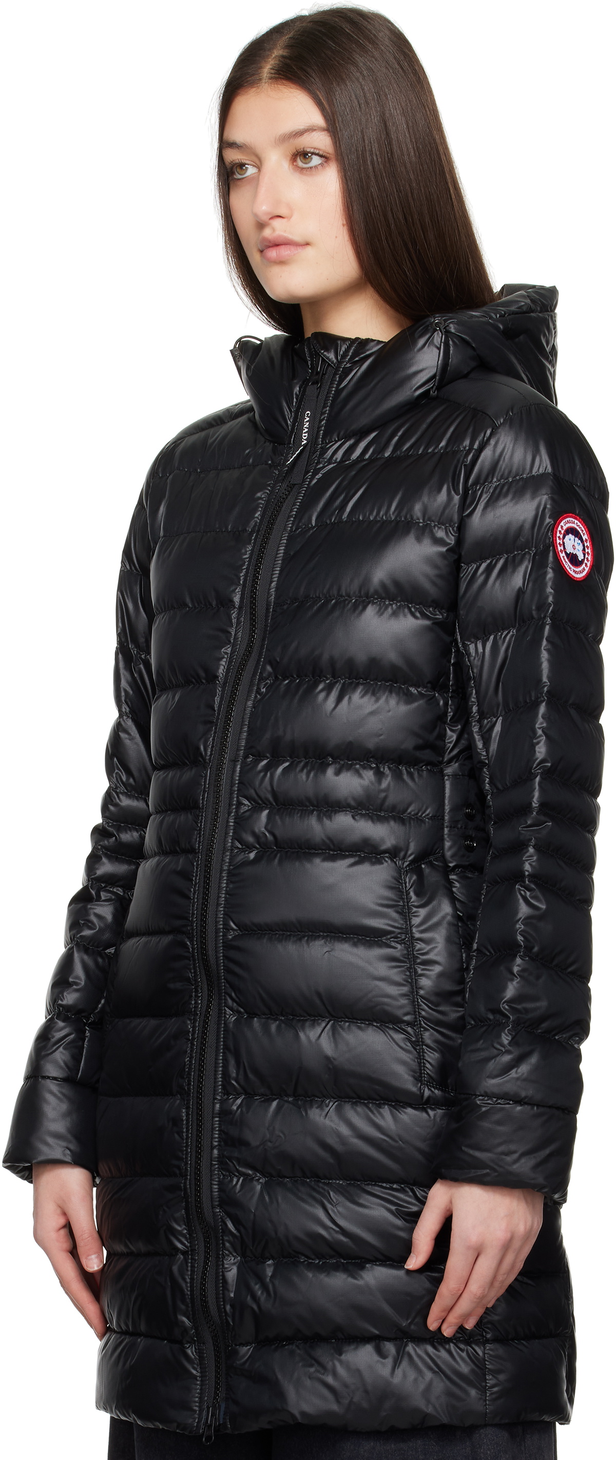 Canada Goose Black Cypress Hooded Down Jacket Canada Goose