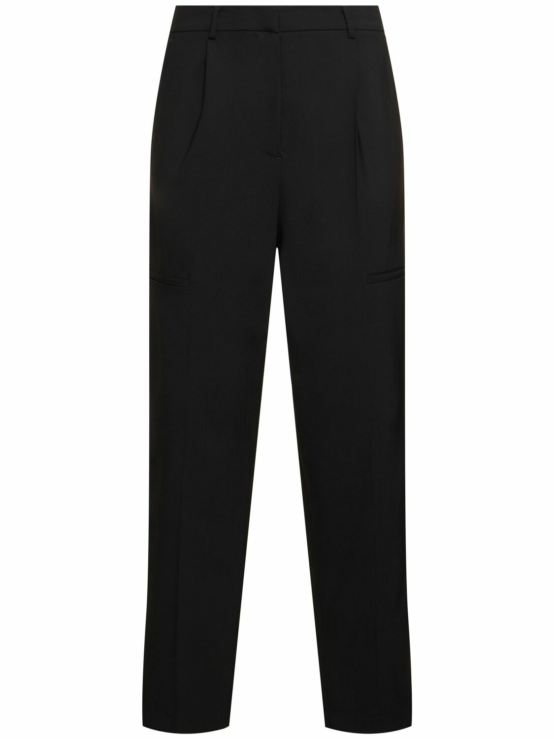 MSGM Wool Blend Tailored Straight Pants MSGM