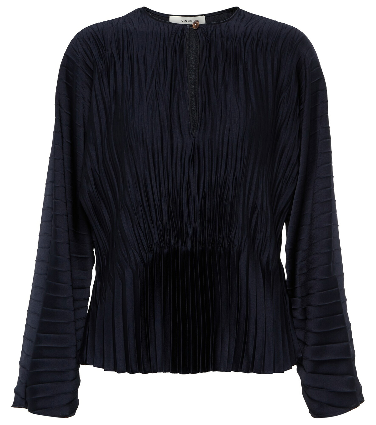 Vince - Pleated satin blouse Vince