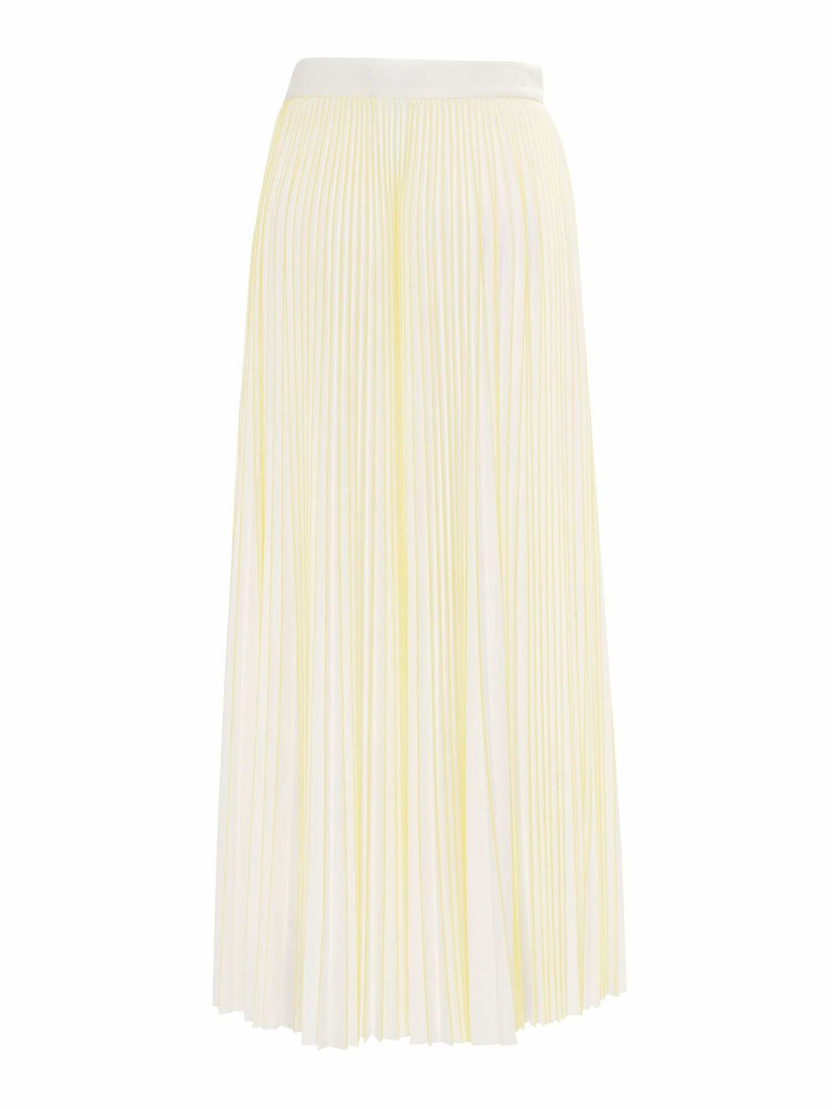 Fabiana Filippi Pleated Jersey Flared Skirt With Fading Print Fabiana ...