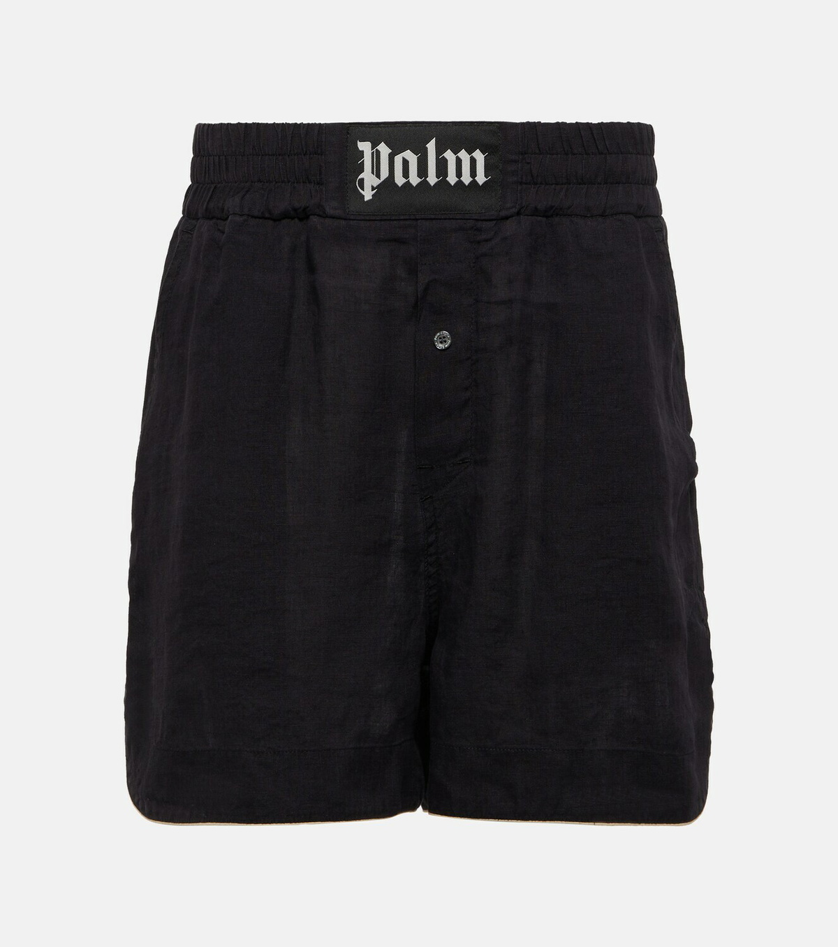 Palm Angels Logo linen boxer shorts Palm Angels