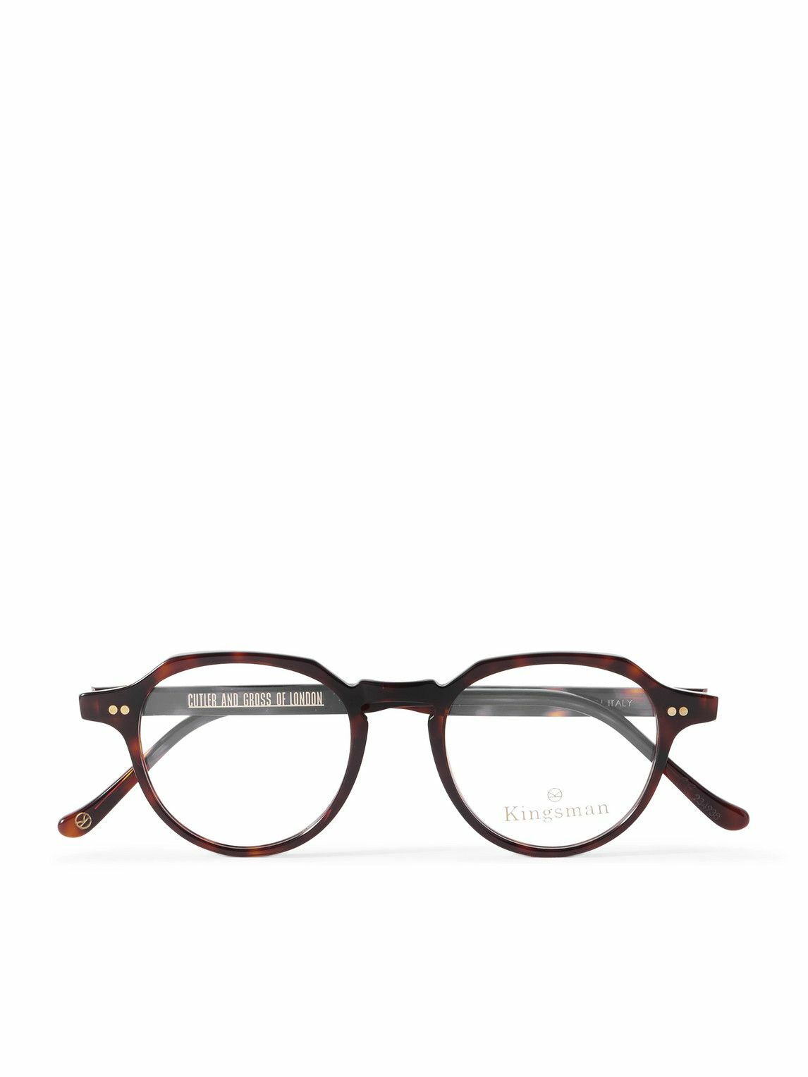 Kingsman - Cutler and Gross Round-Frame Tortoiseshell Acetate Optical ...