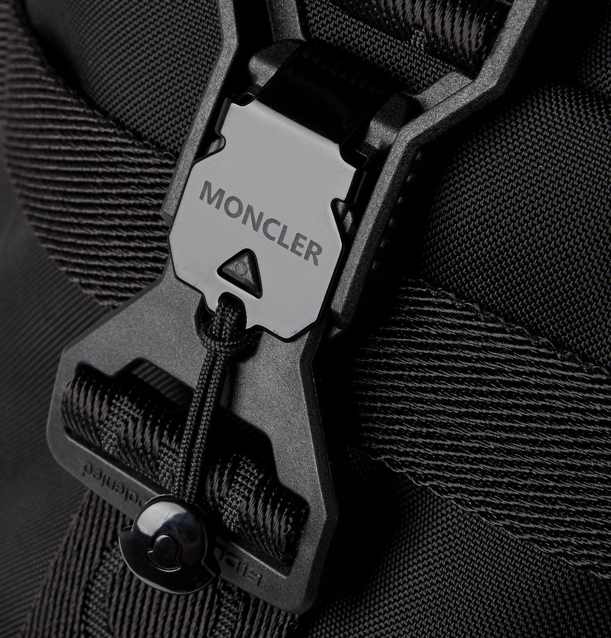 Moncler - Argens Webbing-Trimmed Ripstop Backpack - Black Moncler