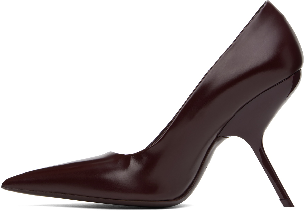 Ferragamo Burgundy Eva Heels Salvatore Ferragamo