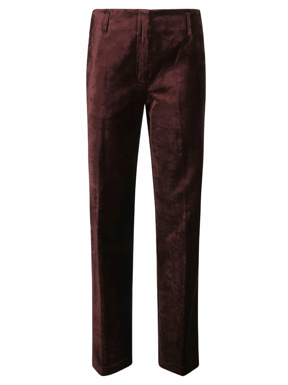 Forte_Forte Cotton Viscose Stretch Velvet Trumpet Pants Forte Forte