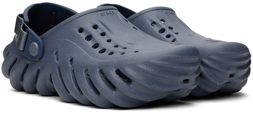 Crocs Kids Navy Echo Clogs Crocs
