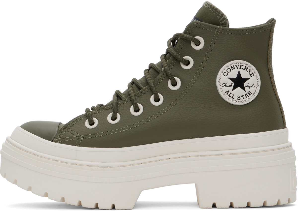 Converse Green Chuck Taylor All Star Lugged Heel Platform Waterproof ...