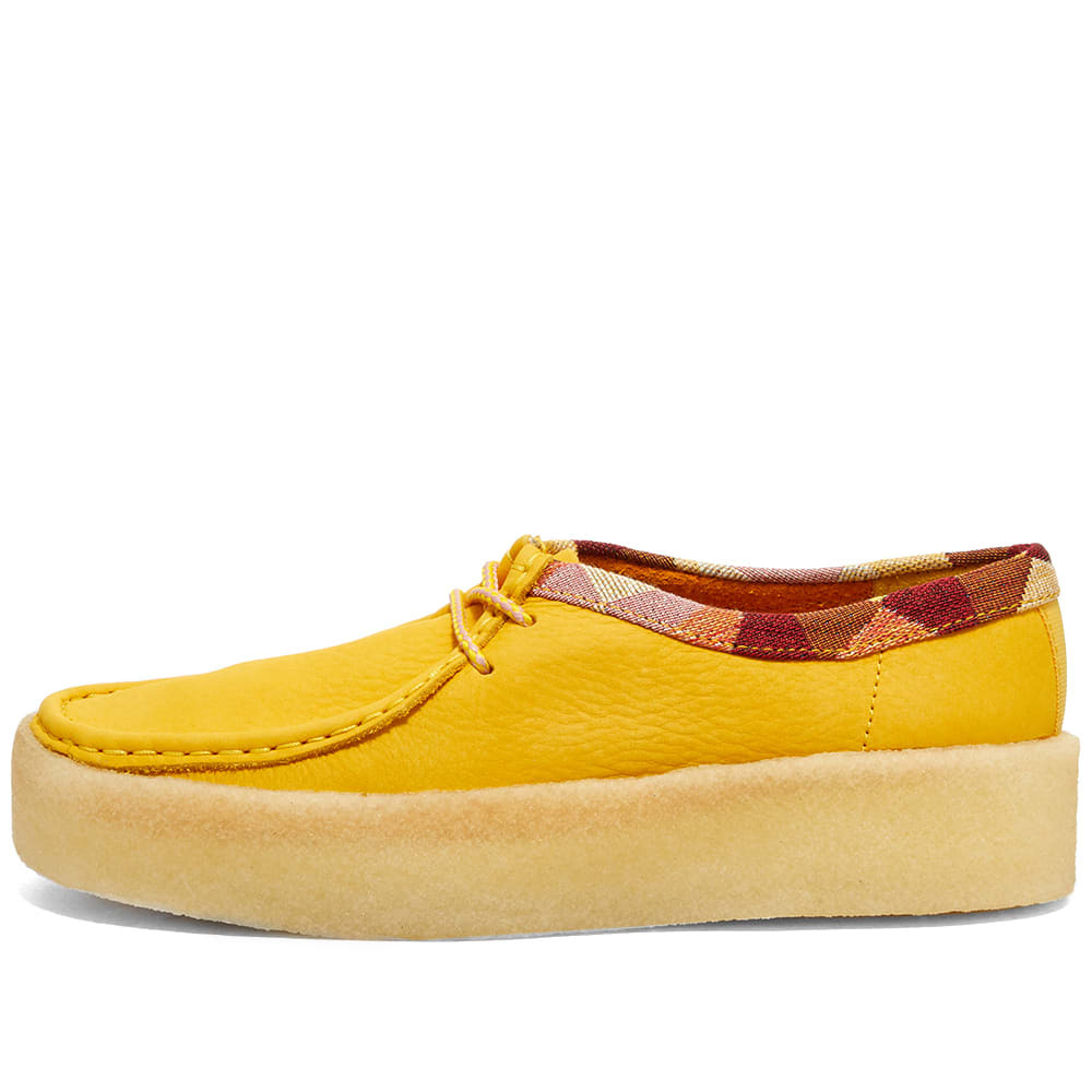 Clarks Originals Women's Wallabee Cup in Yellow Nubuck Clarks Originals