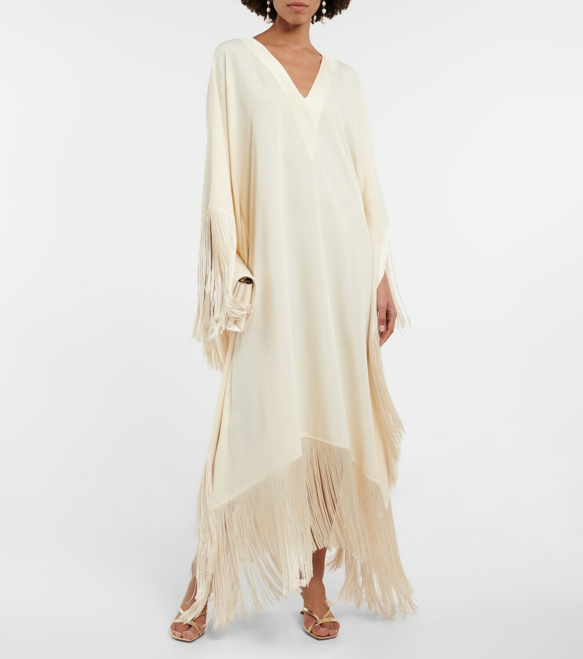 Taller Marmo Very Ross fringed kaftan Taller Marmo