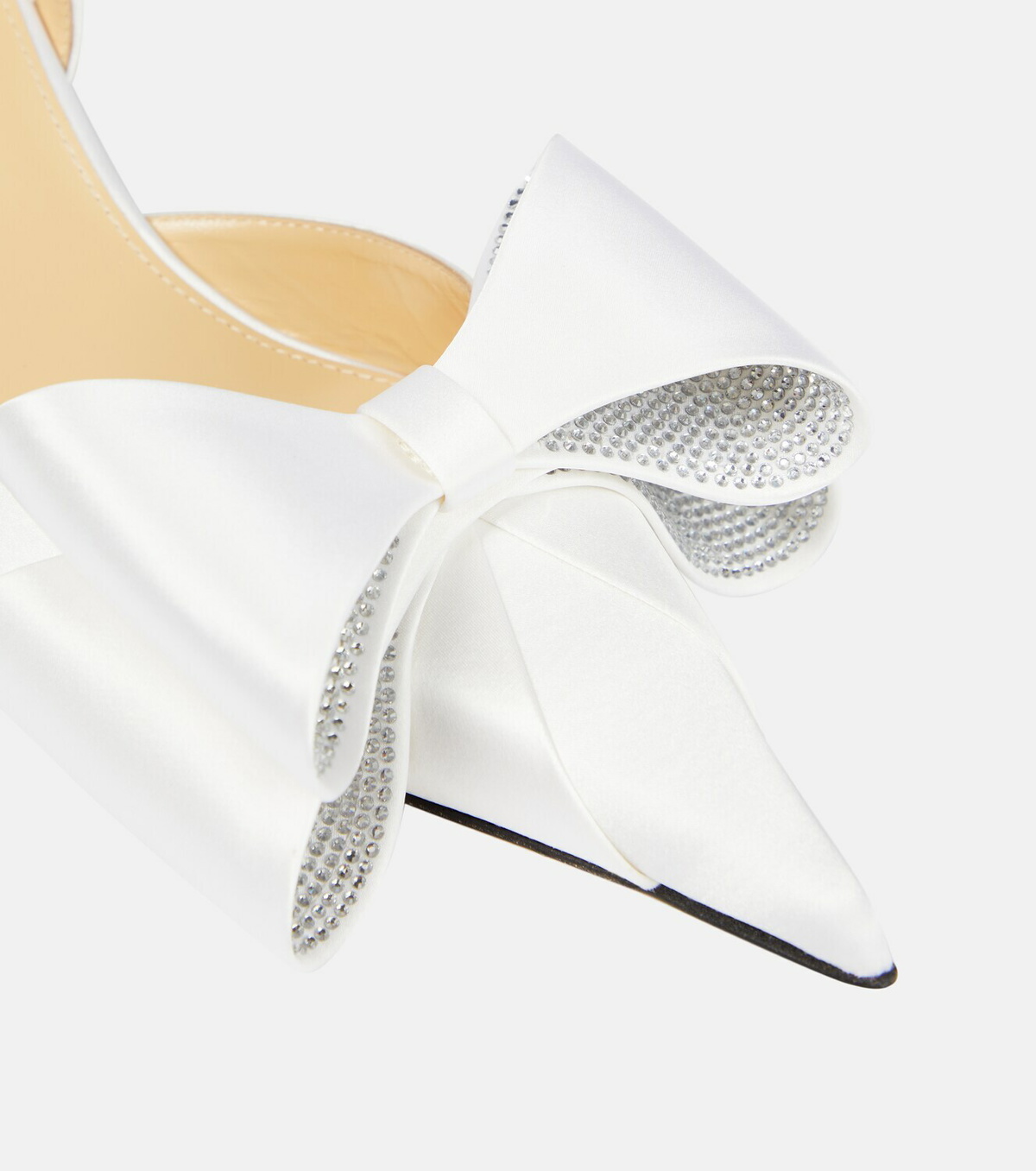 Mach & Mach Le Cadeau 65 satin slingback pumps MACH & MACH