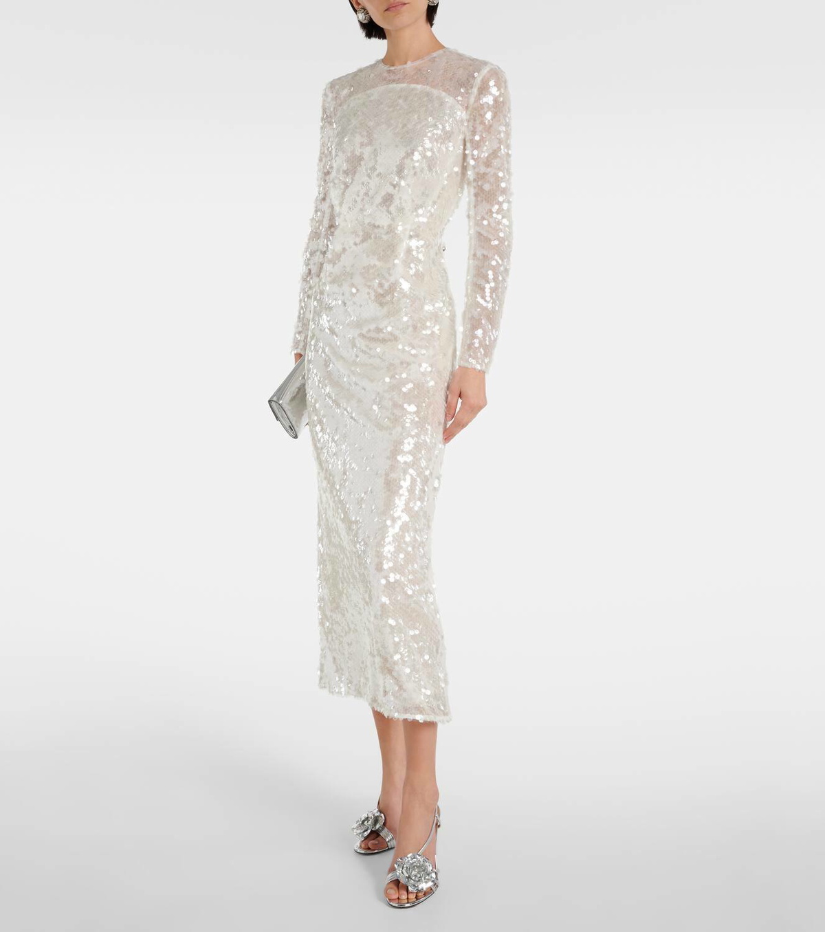 Emilia Wickstead Bridal Amiria sequined gown Emilia Wickstead