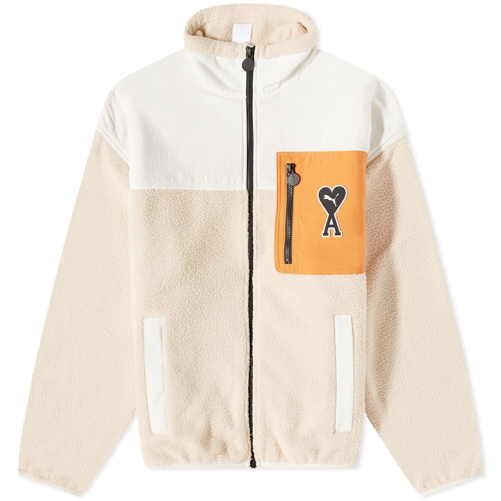 Puma x AMI Sherpa Jacket in Light Sand Puma Puma x AMI Sherpa Jacket in Light Sand Puma