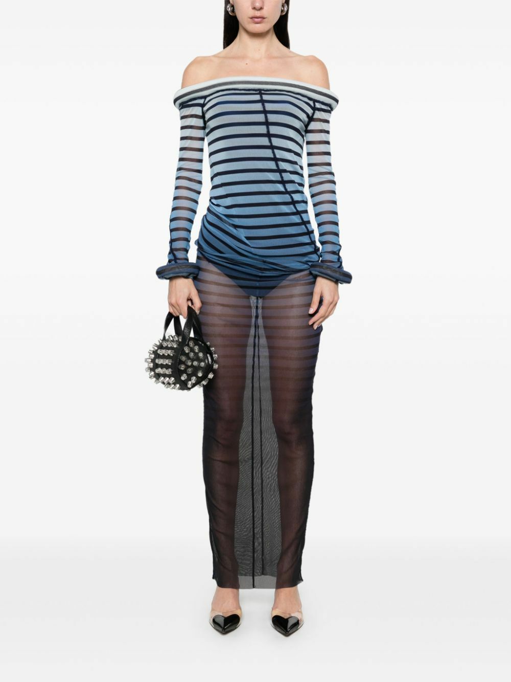 Jean Paul Gaultier Striped Maxi Dress Jean Paul Gaultier