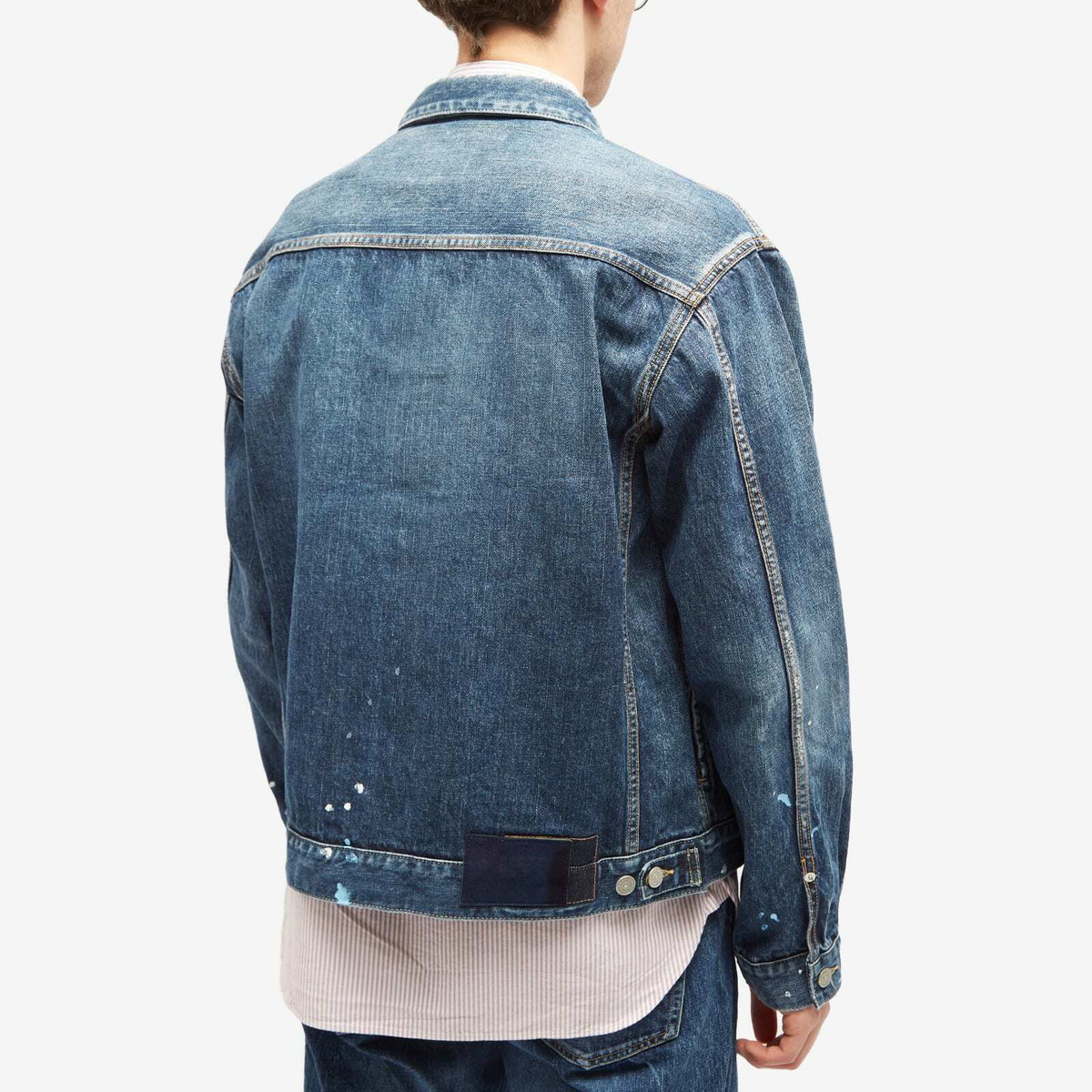 Visvim Men's 101 Damaged-1010 Denim Jacket in Dmgd-1010 Visvim