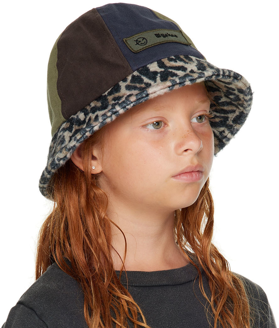 Wynken Kids Khaki Six Panel Bucket Hat Wynken