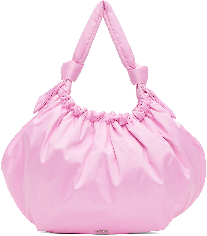 GANNI Pink Large Occasion Bag GANNI