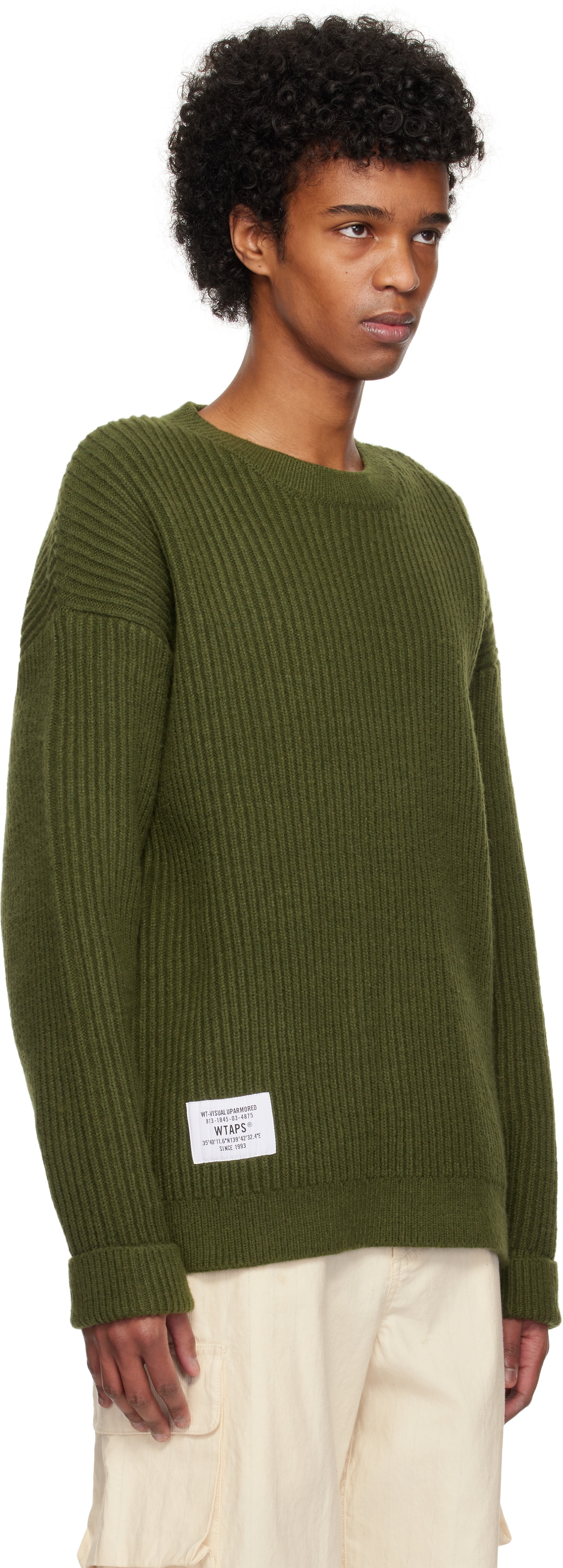 WTAPS Khaki Deck Sweater WTAPS
