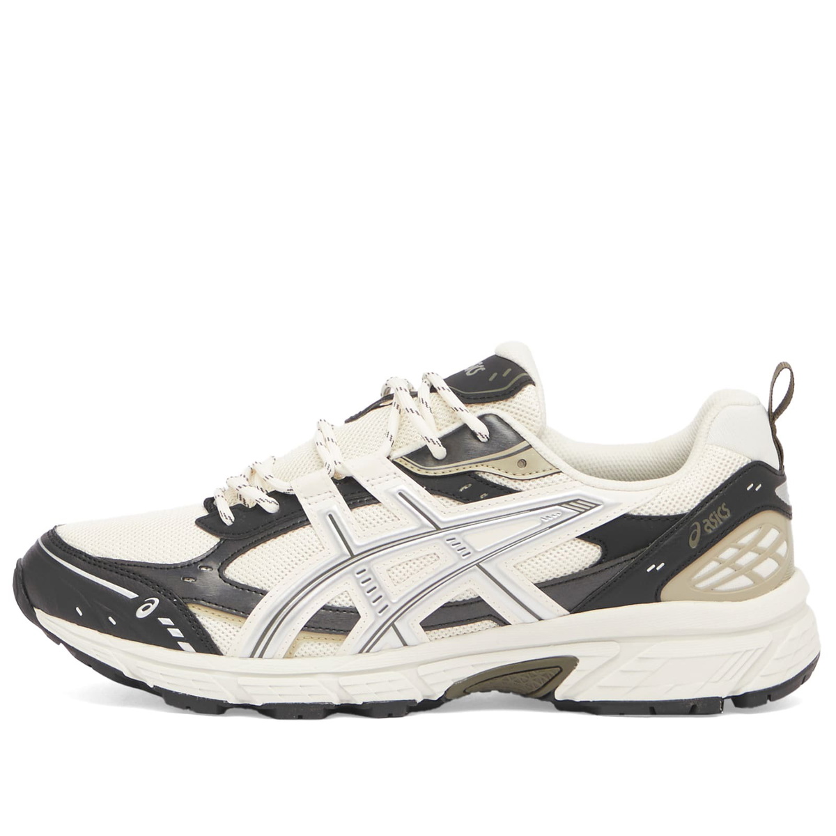 Asics Gel-Nunobiki Sneakers in Cream/Dark Olive ASICS