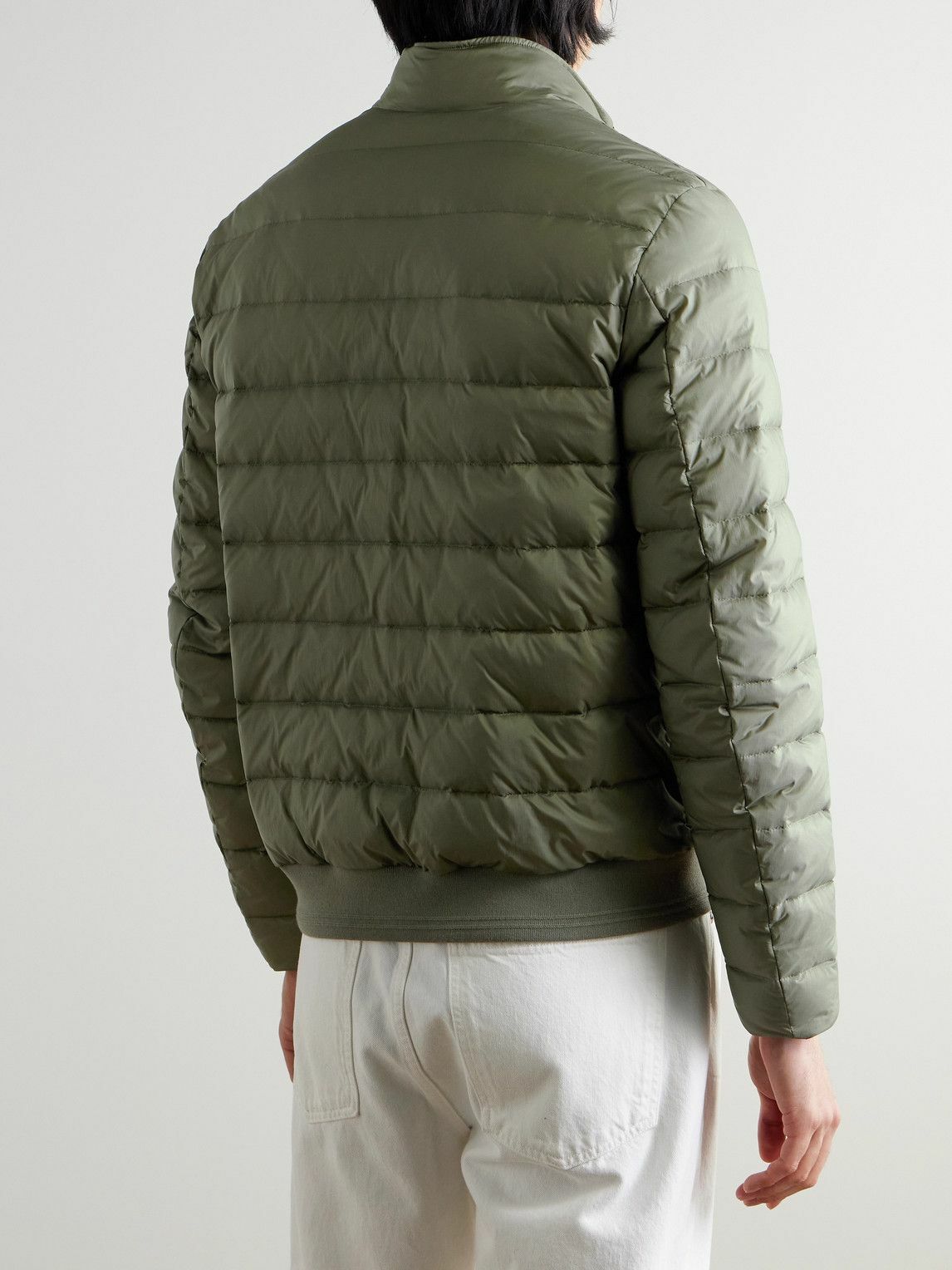 Belstaff - Circuit Logo-Appliquéd Quilted Recycled-Shell Down Jacket - Green Belstaff