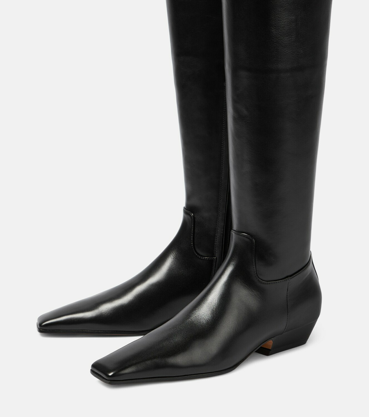 Khaite Marfa leather over-the-knee boots Khaite